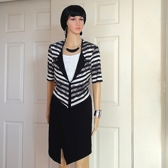 Bleu D'Azur | Tops | Bleu Dazur Lace Print Jacket | Poshmark